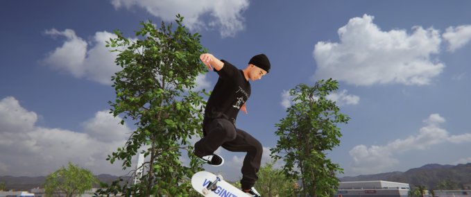 Skater XL: Blue and White Virginity Rocks Deck. v 1.0 Mod für Skater XL