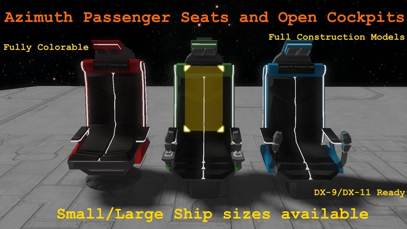 Space Engineers: Azimuth Passenger Seat & Open ******* v 1.0 Mod für ...