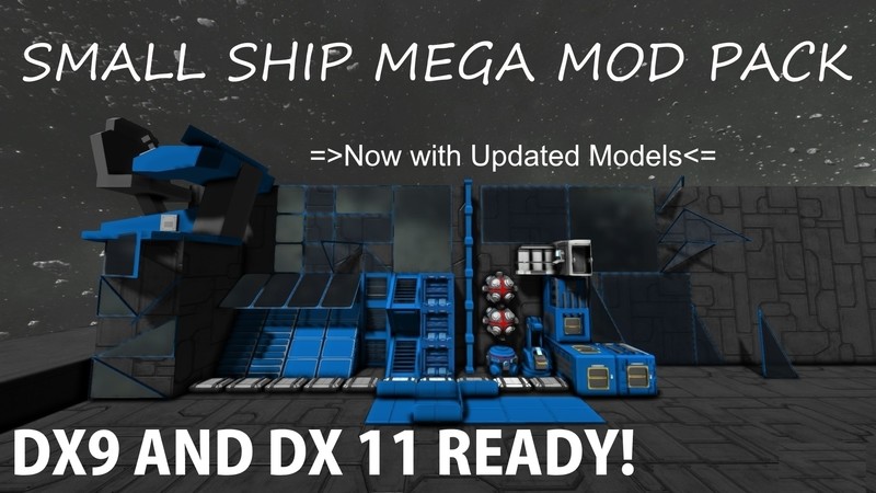Space Engineers: Small Ship Mega Mod Pack v 1.0 Mod für Space Engineers