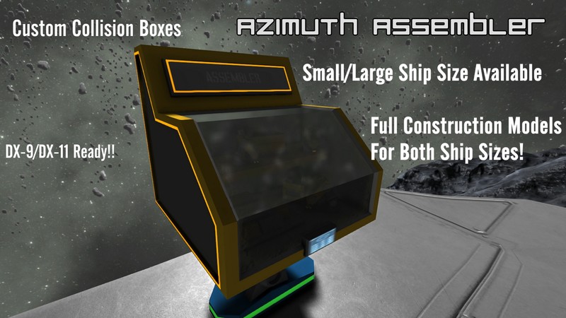 Space Engineers: Azimuth Assembler~(DX-11 Ready) v 1.0 Mod für Space ...
