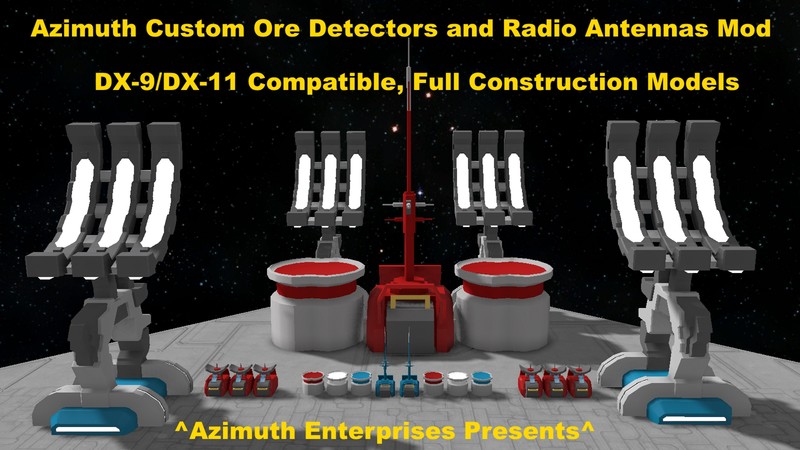 Space Engineers: Azimuth Custom Antenna Mod~(DX-11 Ready) v 1.0 Mod für ...