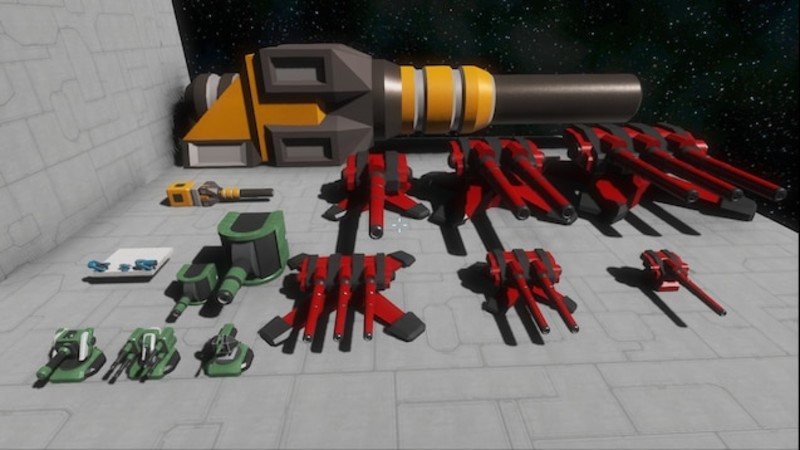 Space Engineers: Battle Cannon/Turrets v 1.0.0 Mod für Space Engineers