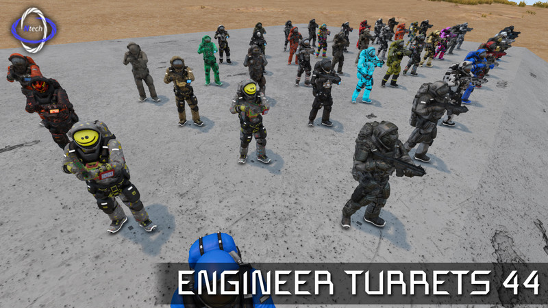 Space Engineers: Engineer Turret Sentries v 1.0 Mod für Space Engineers
