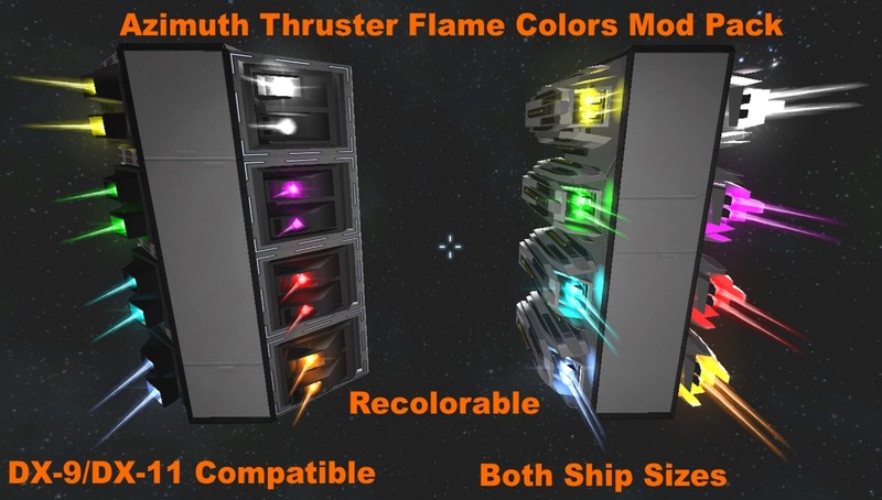 Space Engineers: Azimuth Colored Flames Pack~(DX-11 Ready) v 1.0 Mod ...