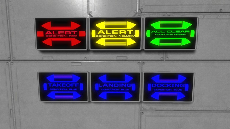 Space Engineers: Animated Red Alert LCD Panel v 1.0 Mod für Space Engineers