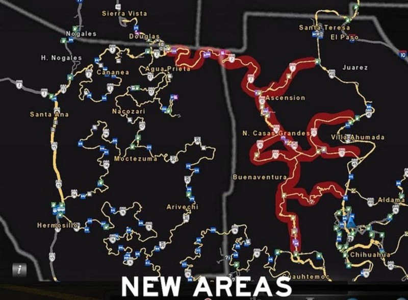 ats: Reforma Map v2.1.4 (1.40.x) v 2.5.8 Maps Mod für American Truck ...