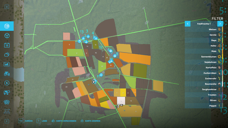 LS 22: Norddeutschland v 1.1 4fach Maps Mod für Landwirtschafts ...